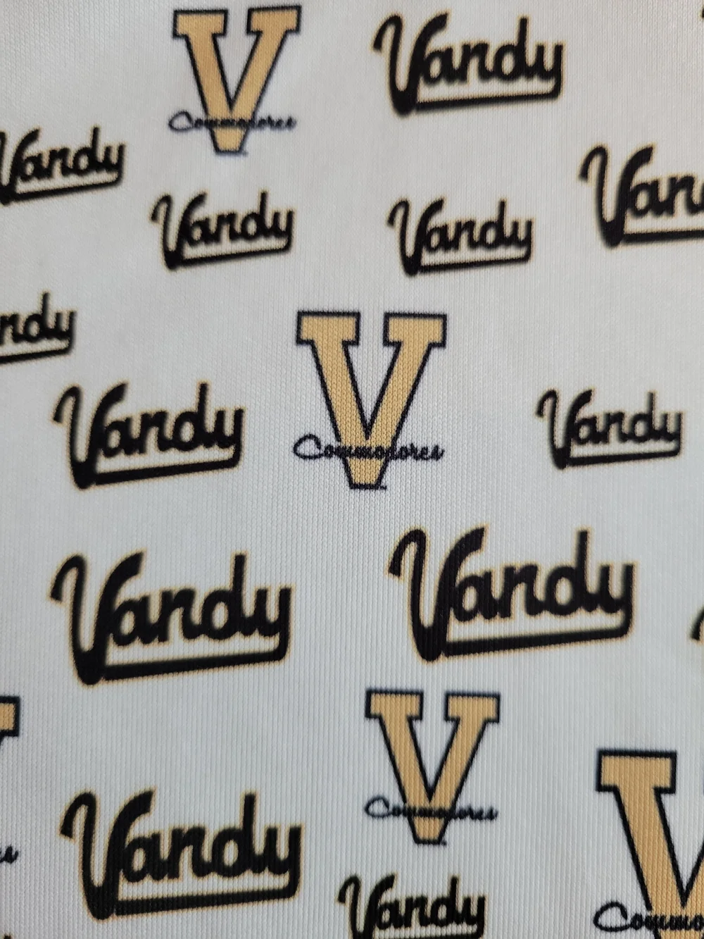 League | Shirts | League Vanderbilt Commodores White And Gold Allover ...